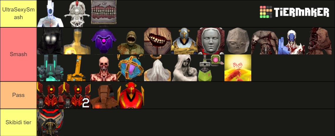 ULTRAKILL Enemies and Bosses Tier List (Community Rankings) - TierMaker