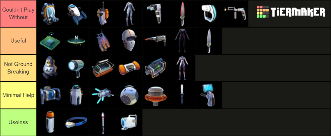 Subnautica Below Zero Tools & Equipment Tier List (Community Rankings ...