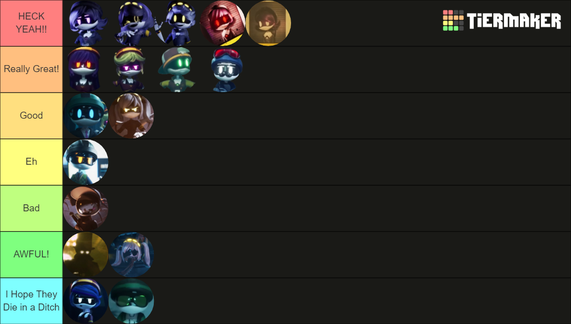 Murder Drones Characters Tier List (Community Rankings) - TierMaker