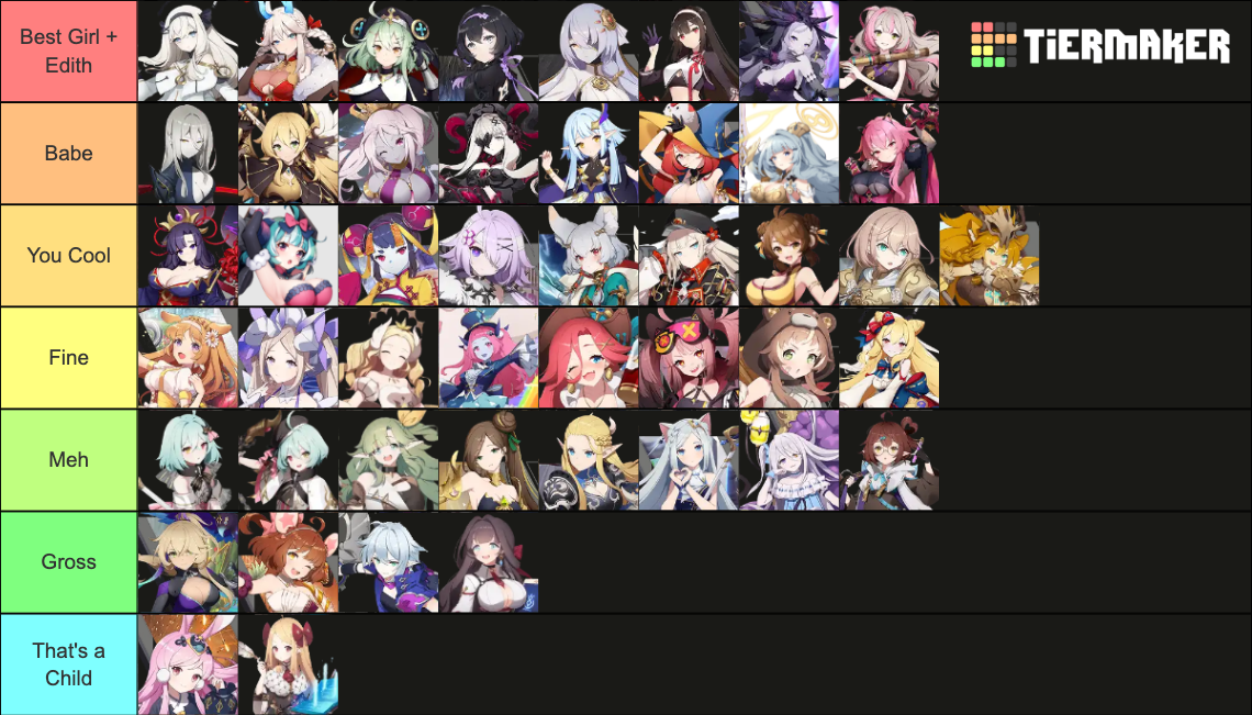 Eversoul All Characters (Updated Regularly) Tier List (Community Rankings) - TierMaker