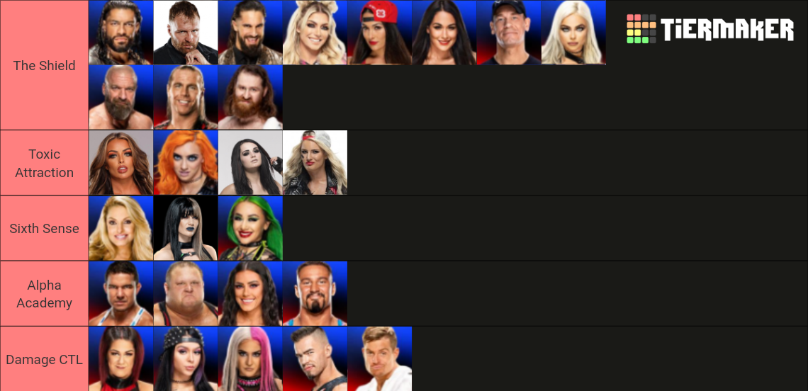 WWE 2K24 Draft Template All Wrestlers Tier List (Community Rankings) - TierMaker