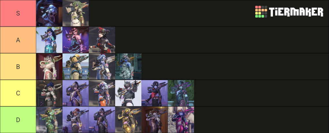Widowmaker skin season 7 update Tier List (Community Rankings) - TierMaker