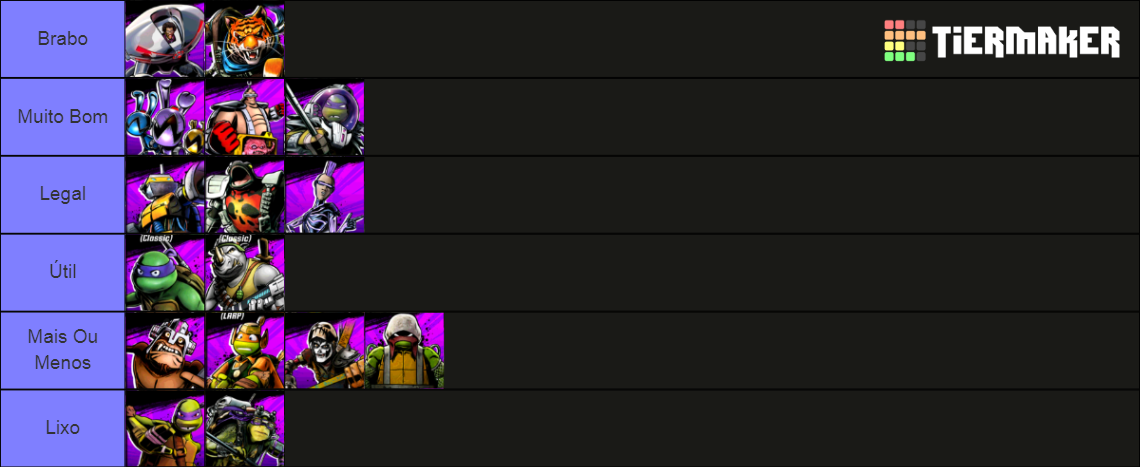 TMNT Legends Tier List (Community Rankings) - TierMaker