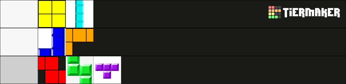 Tetris Blocks Tier List (Community Rankings) - TierMaker