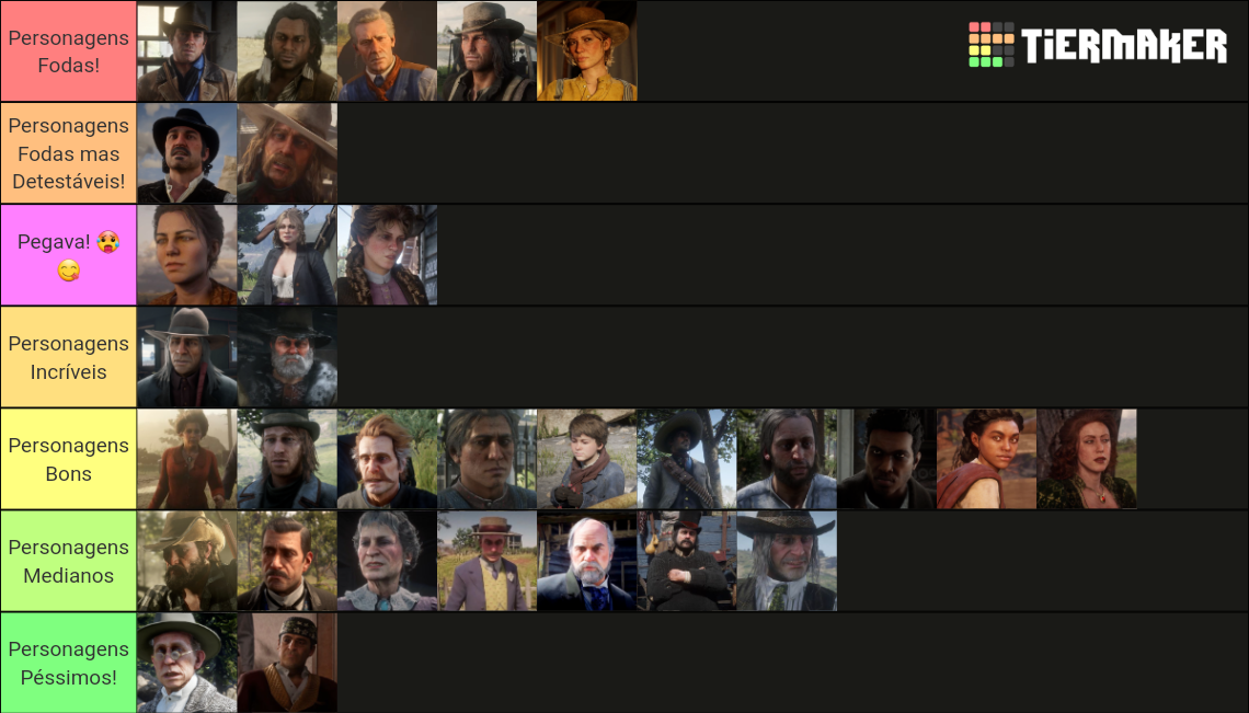 Characters in Red Dead Redemption 2 Tier List (Community Rankings ...
