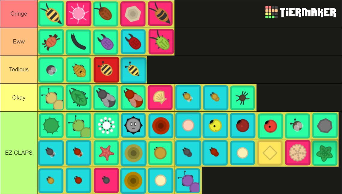 Florr.io Mobs Tier List (Community Rankings) - TierMaker