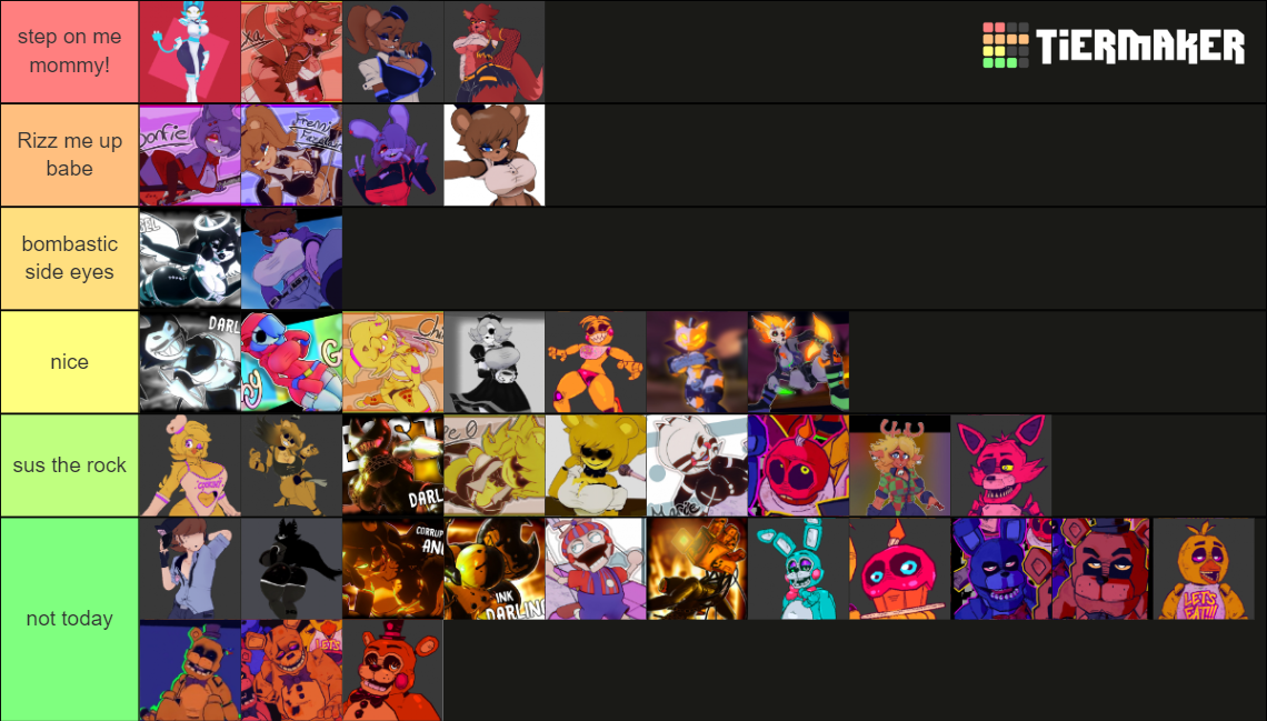 All CryptiaCurves's models Tier List (Community Rankings) - TierMaker