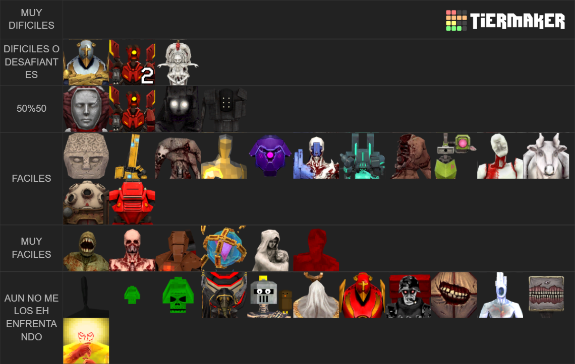 ULTRAKILL All Enemies & Bosses Tier List (Community Rankings) - TierMaker