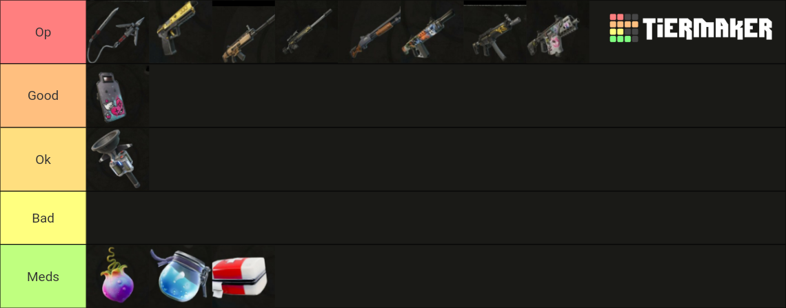 Fortnite items season 5 chapter 1 Tier List (Community Rankings ...