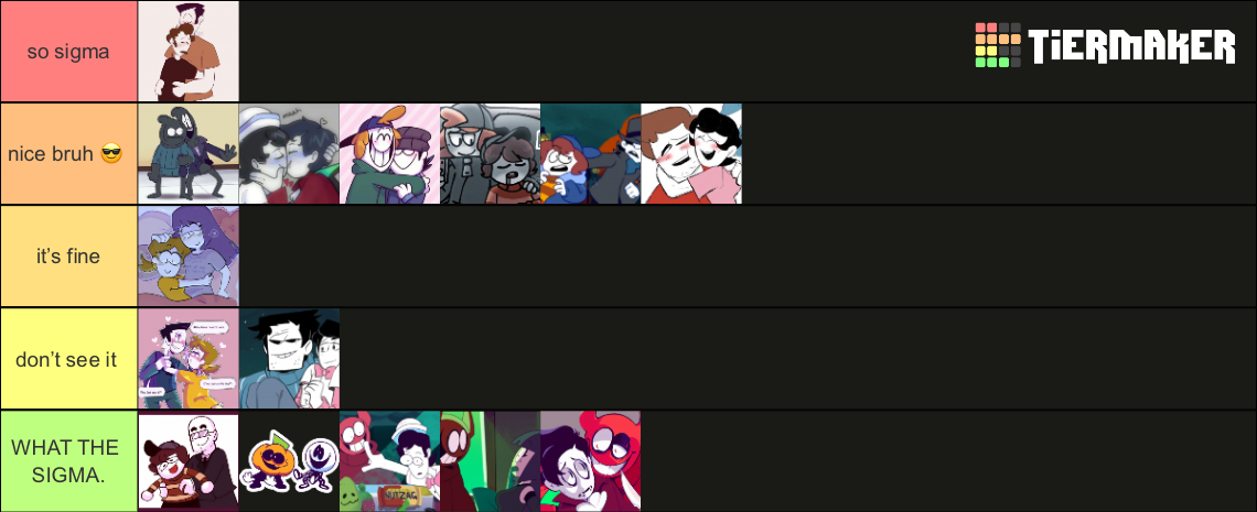 Spooky Month ships Tier List (Community Rankings) - TierMaker