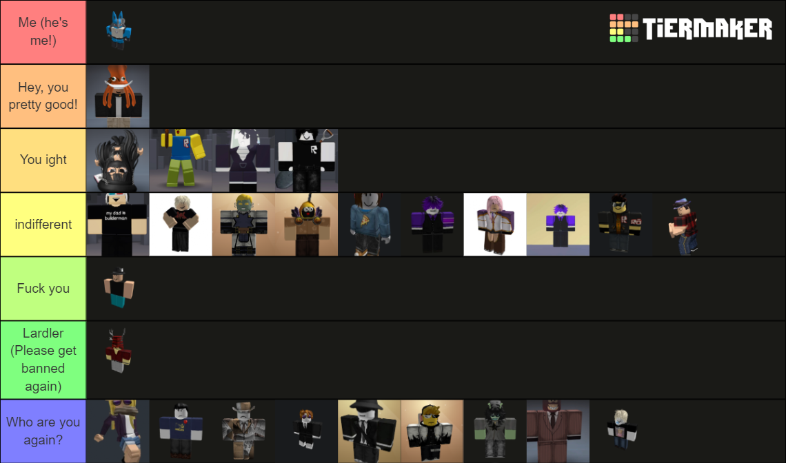 Typical Colors 2\'s 7Trade tierlist (OCT.2024) Tier List (Community ...