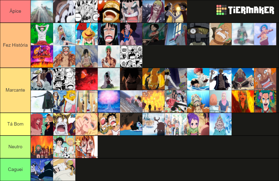 Emotional One Piece Moments Tier List (Community Rankings) - TierMaker