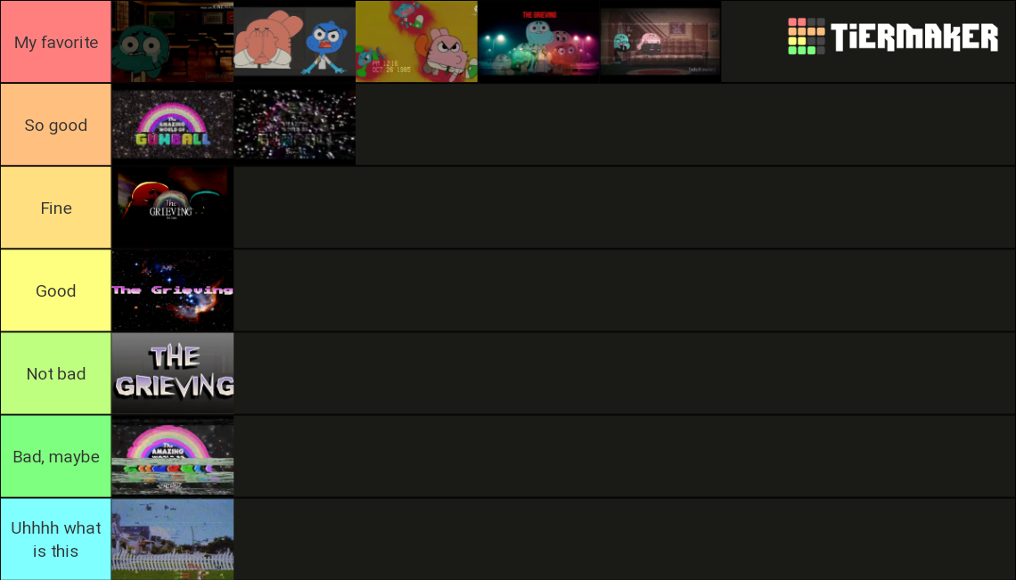 The Grieving Remakes Tier List (Community Rankings) - TierMaker