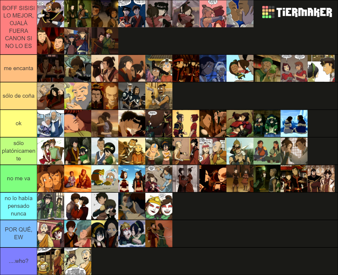 Avatar: The Last Airbender Ships Ranker Tier List (Community Rankings) - TierMaker
