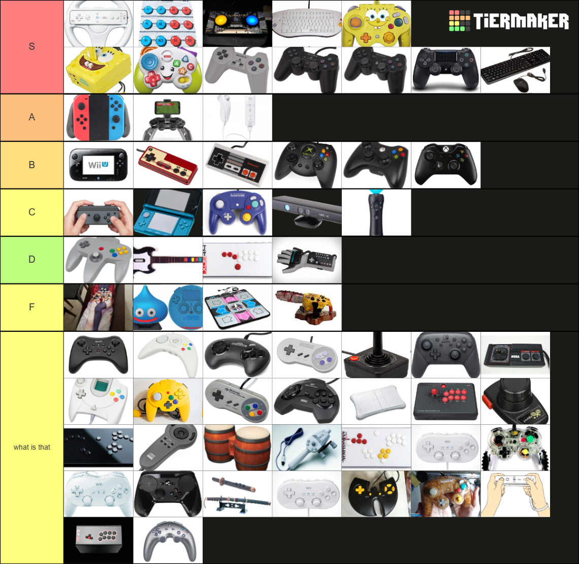 Video Game Controllers (Extensive) Tier List (Community Rankings ...
