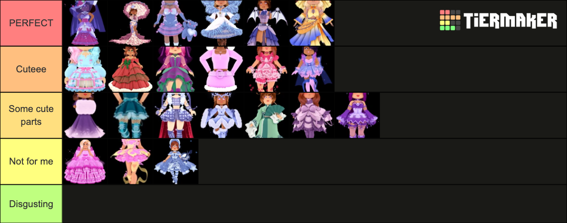 royale high sets Tier List (Community Rankings) - TierMaker