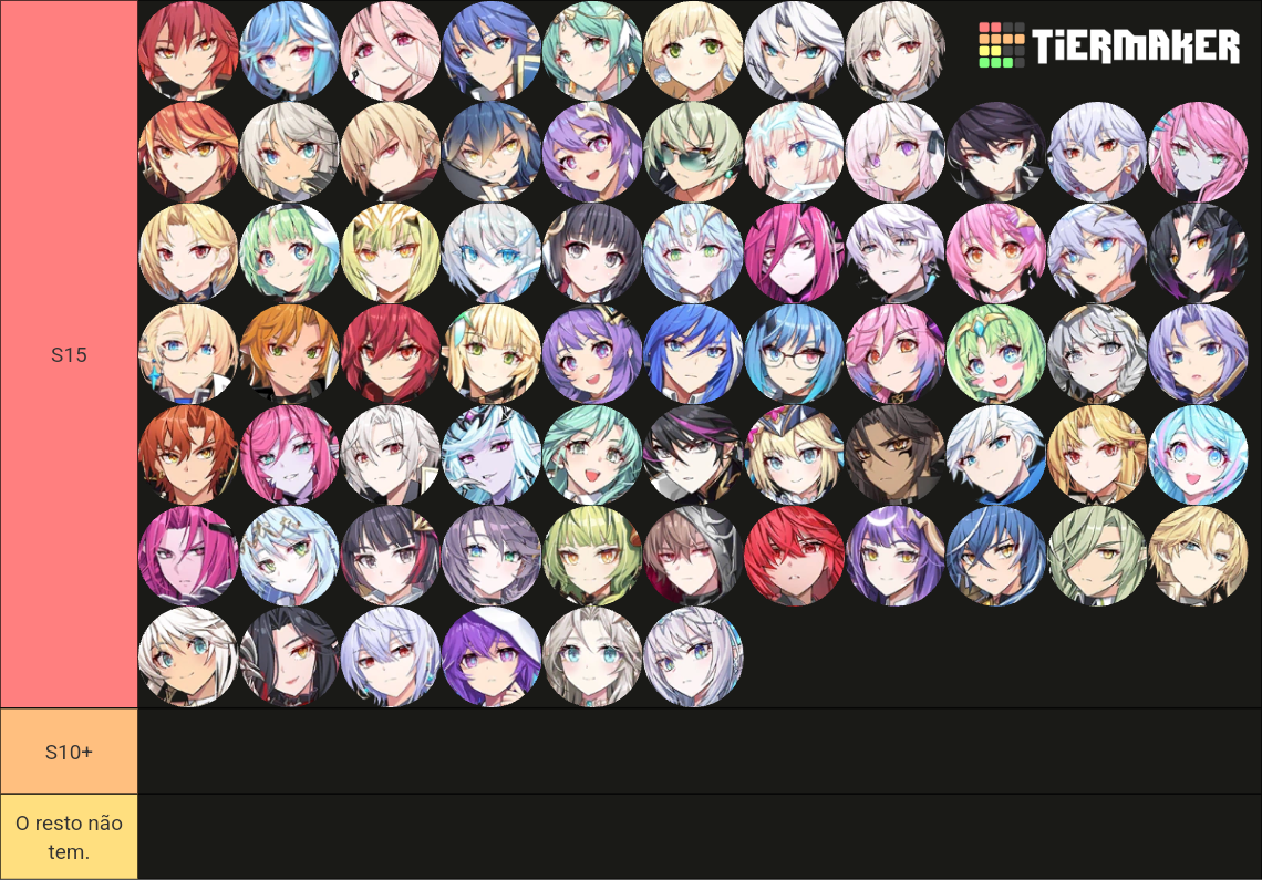Grandchase Mobile SR PvE Tierlist (Tia T Update) Tier List (Community ...
