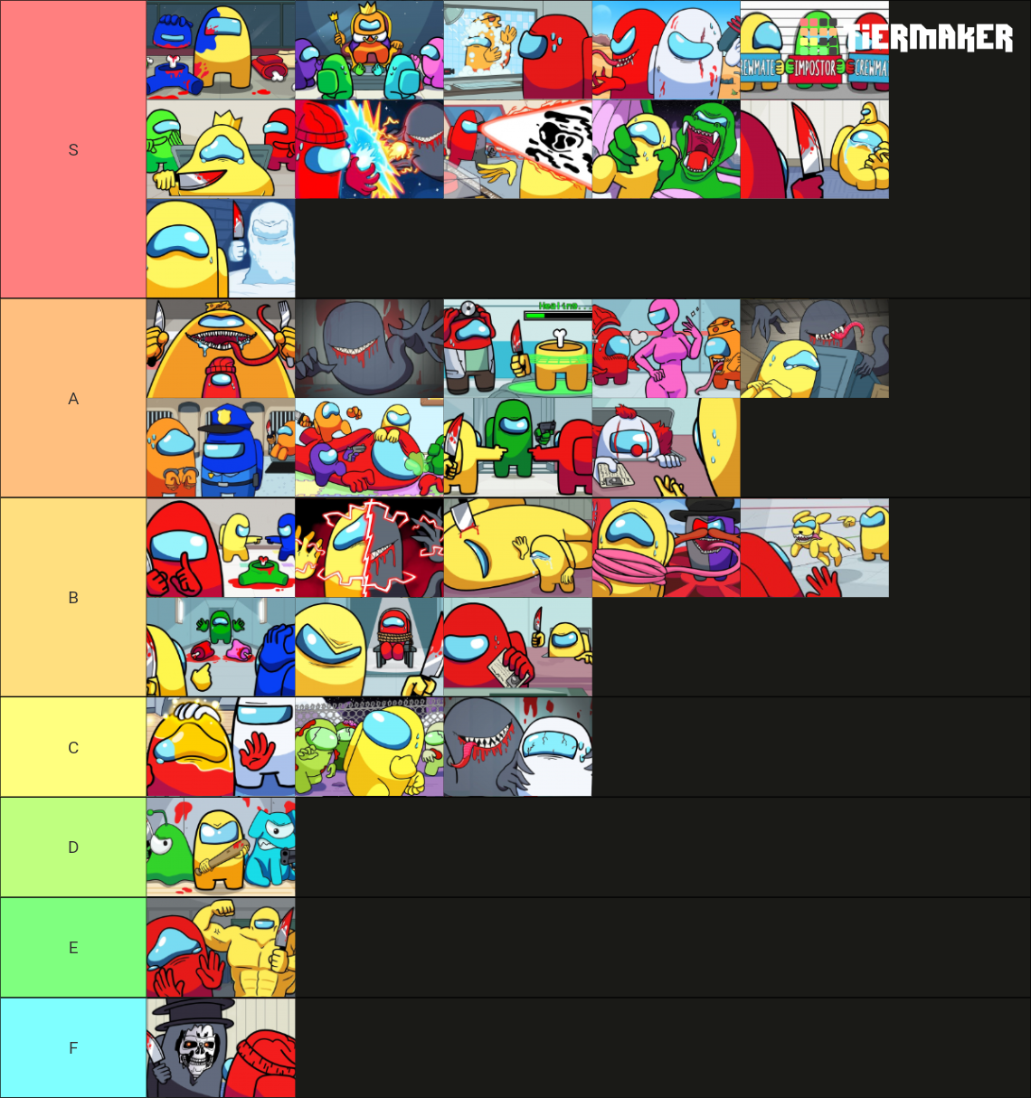 Among Us Logic episodes Tier List (Community Rankings) - TierMaker