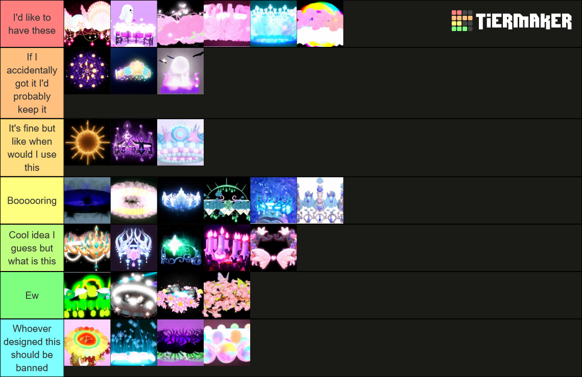 😇Royale High Halos😇 Tier List (Community Rankings) - TierMaker
