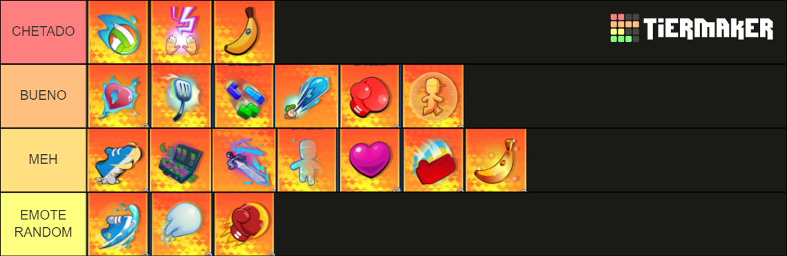 Emotes de Stumble Guys Tier List (Community Rankings) - TierMaker
