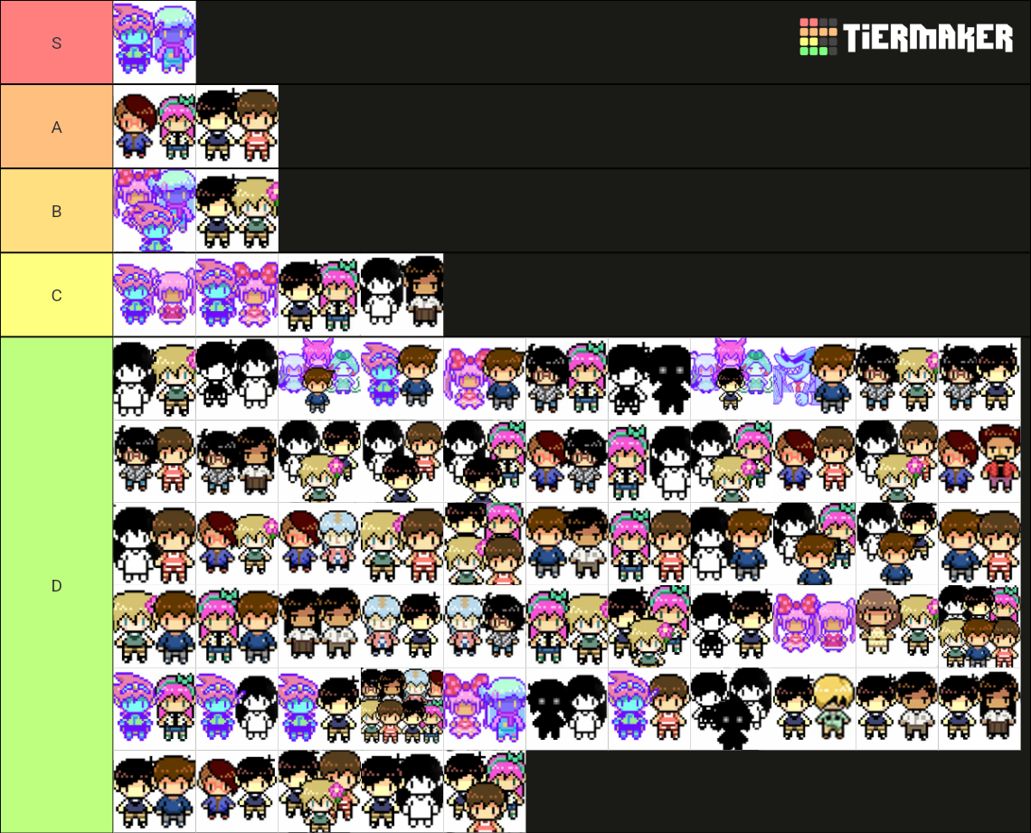 All OMORI ships (69 total) Tier List (Community Rankings) - TierMaker