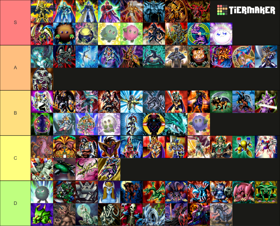 Yami Yugi (Atem) All Monsters Tier List (Community Rankings) - TierMaker