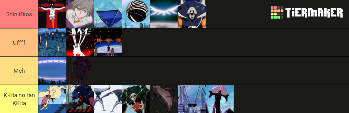 Evangelion Angel Tier List (Community Rankings) - TierMaker