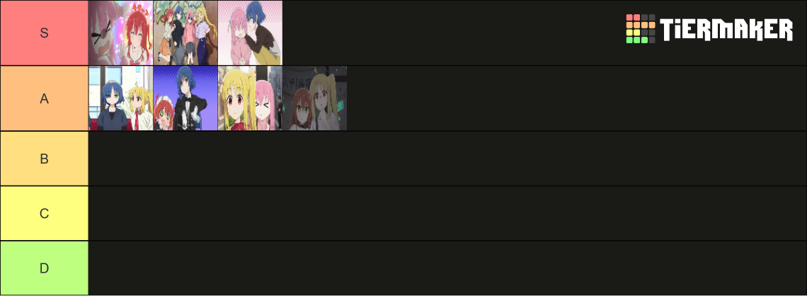 Bocchi The Rock SHIPS (EPIC) Tier List (Community Rankings) - TierMaker