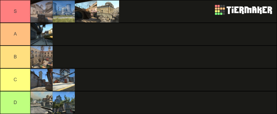 CSGO Wingman Maps March 2023 Tier List (Community Rankings) - TierMaker