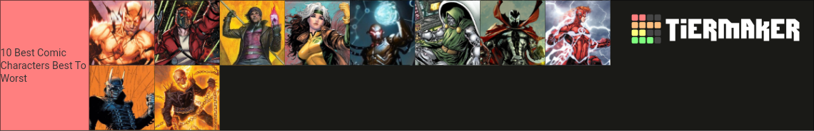 The Ten Best Comic Characters Tier List (Community Rankings) - TierMaker