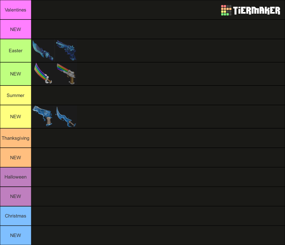 MM2 ALL GODLYS,ANCIENTS AND CORRUPT TIER LIST JUNE 2024 Tier List ...