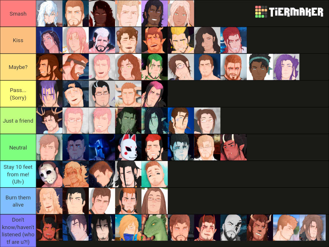 Siren's Son ASMR Characters Tier List (Community Rankings) - TierMaker