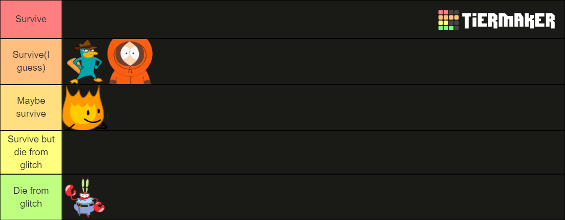 Pibby survivors and non survivors character part 2 Tier List (Community ...