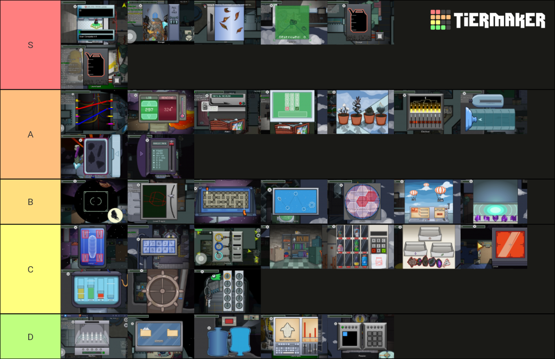 Among us Task Tier List (Community Rankings) - TierMaker