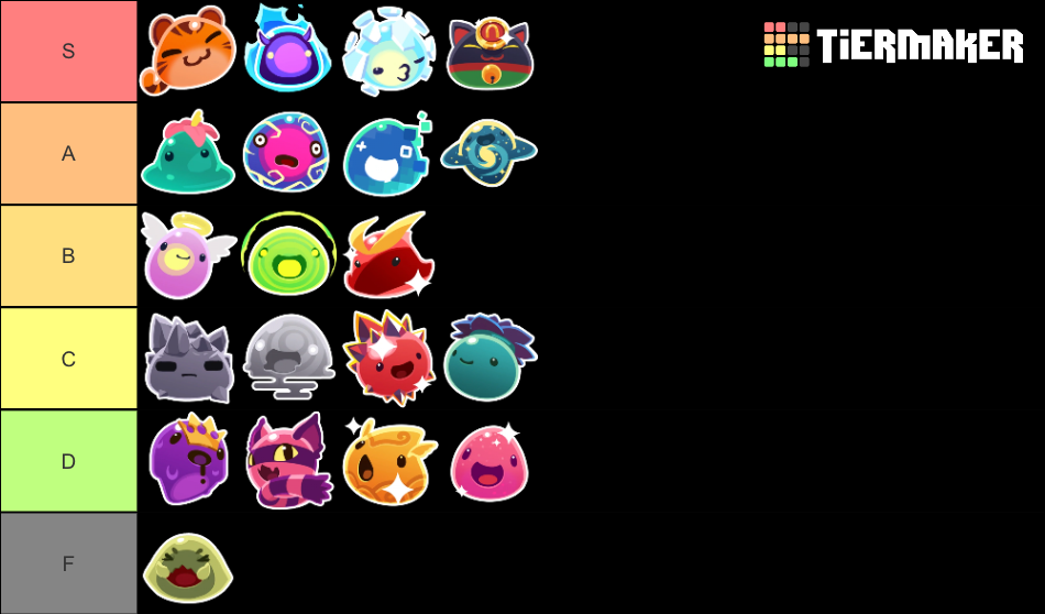 Ranking every slime in slime rancher (dlc skins included)-- Tier List ...