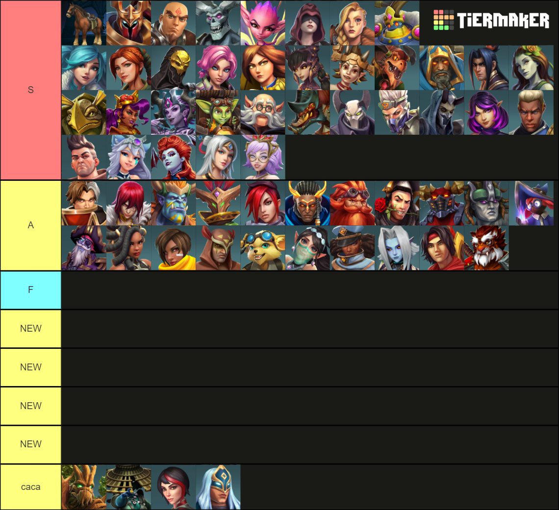 Paladins Champions 2024 (Updated: + HORSE) Tier List (Community ...