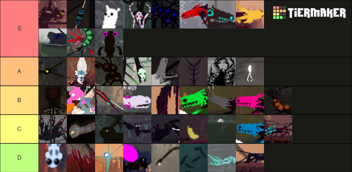 Rain World Creatures Tier List (Community Rankings) - TierMaker