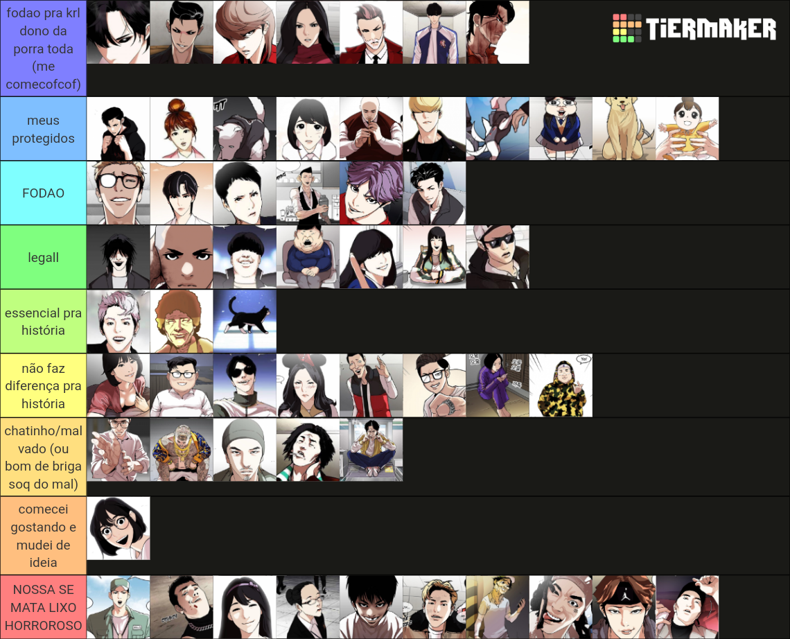 LOOKISM (100+ CHARACTERS) Tier List (Community Rankings) - TierMaker