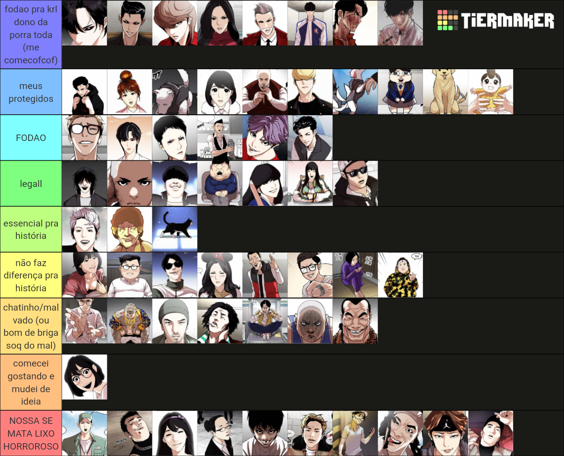 LOOKISM (100+ CHARACTERS) Tier List (Community Rankings) - TierMaker