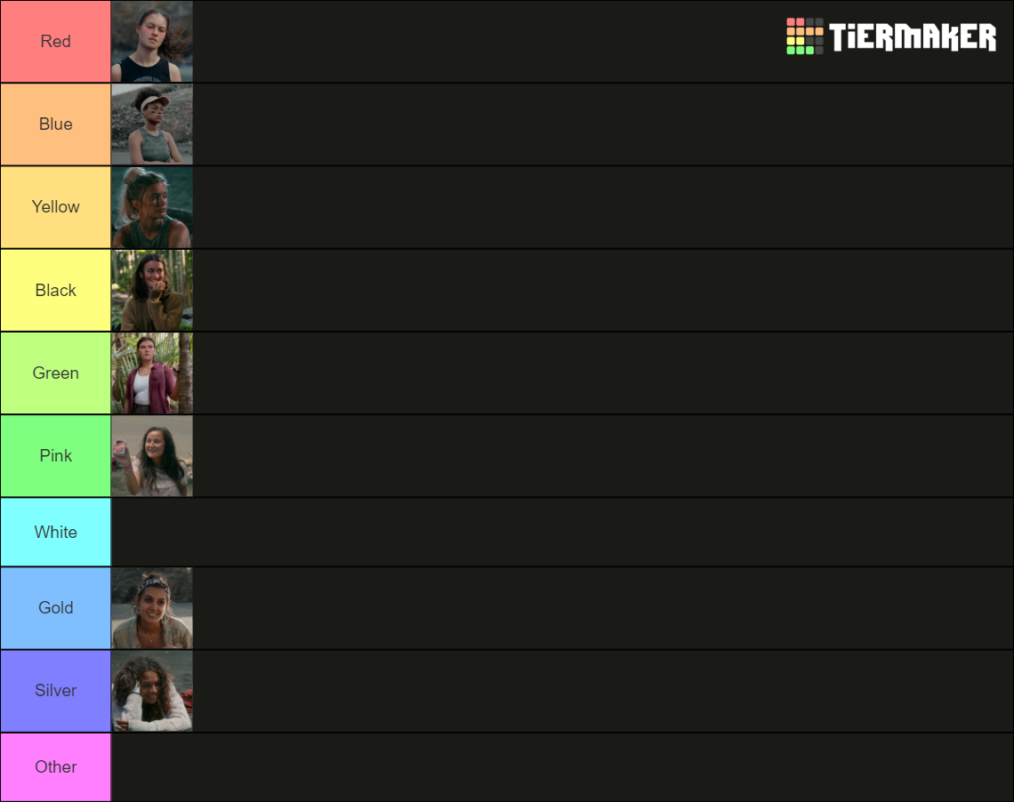 Power Rangers Colors+The Wilds Tier List (Community Rankings) - TierMaker