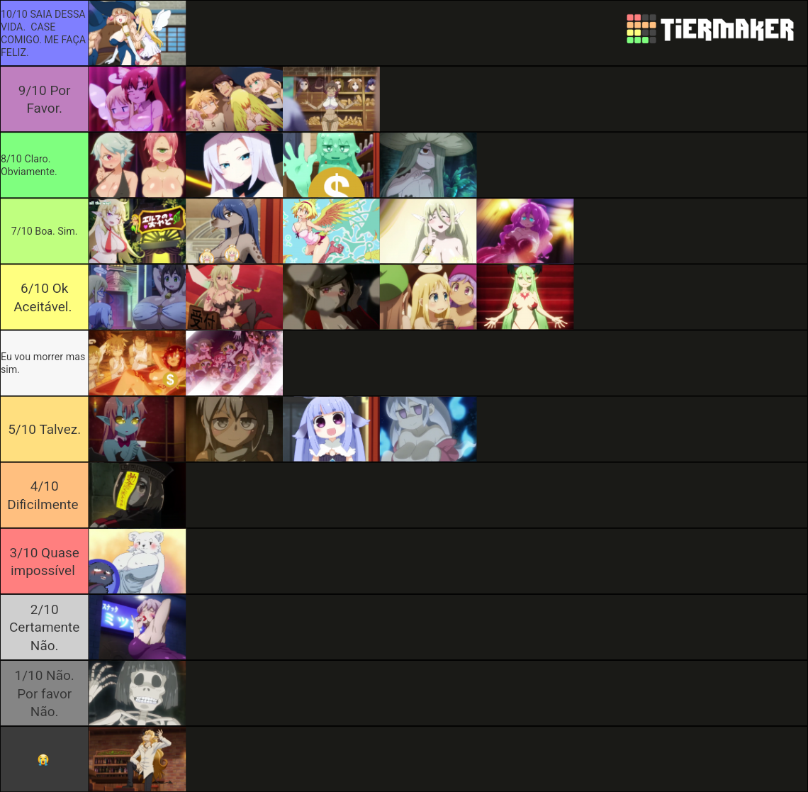 Ishuzoku Reviewers Succu-Girls Tier List (Community Rankings) - TierMaker