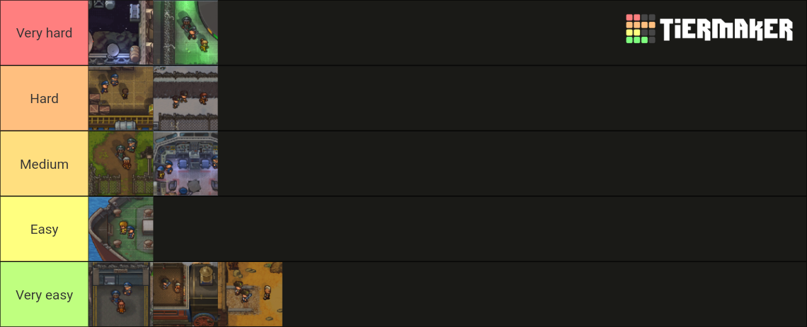 The Escapists 2 Prisons Tier List (Community Rankings) - TierMaker