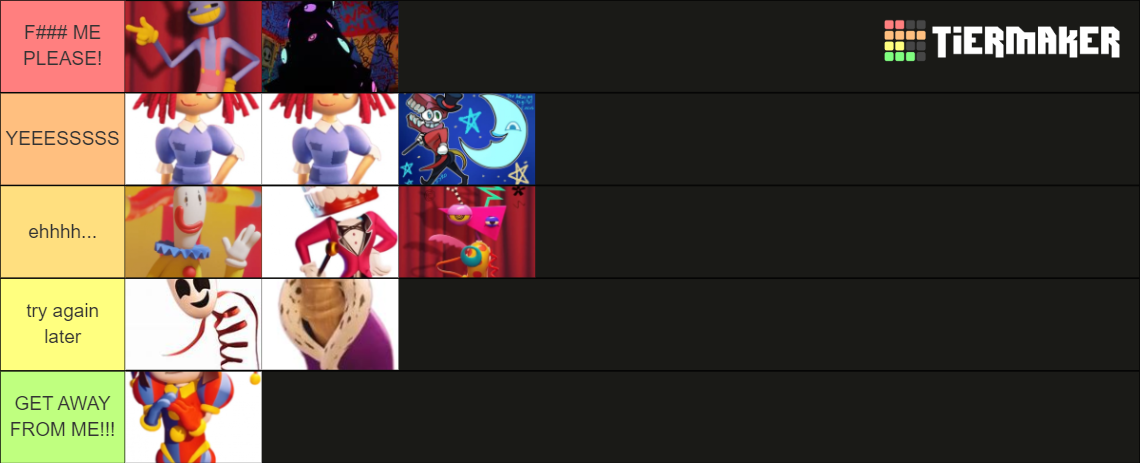 tadc smash or pass :) Tier List (Community Rankings) - TierMaker