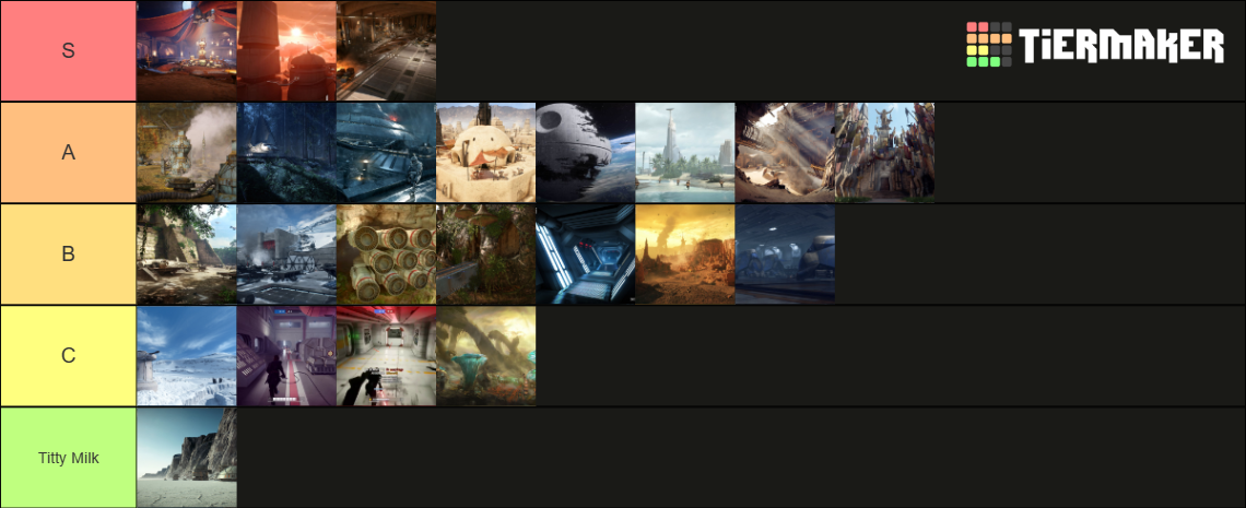 Battlefront 2 HvV Maps Ranked Tier List (Community Rankings) - TierMaker