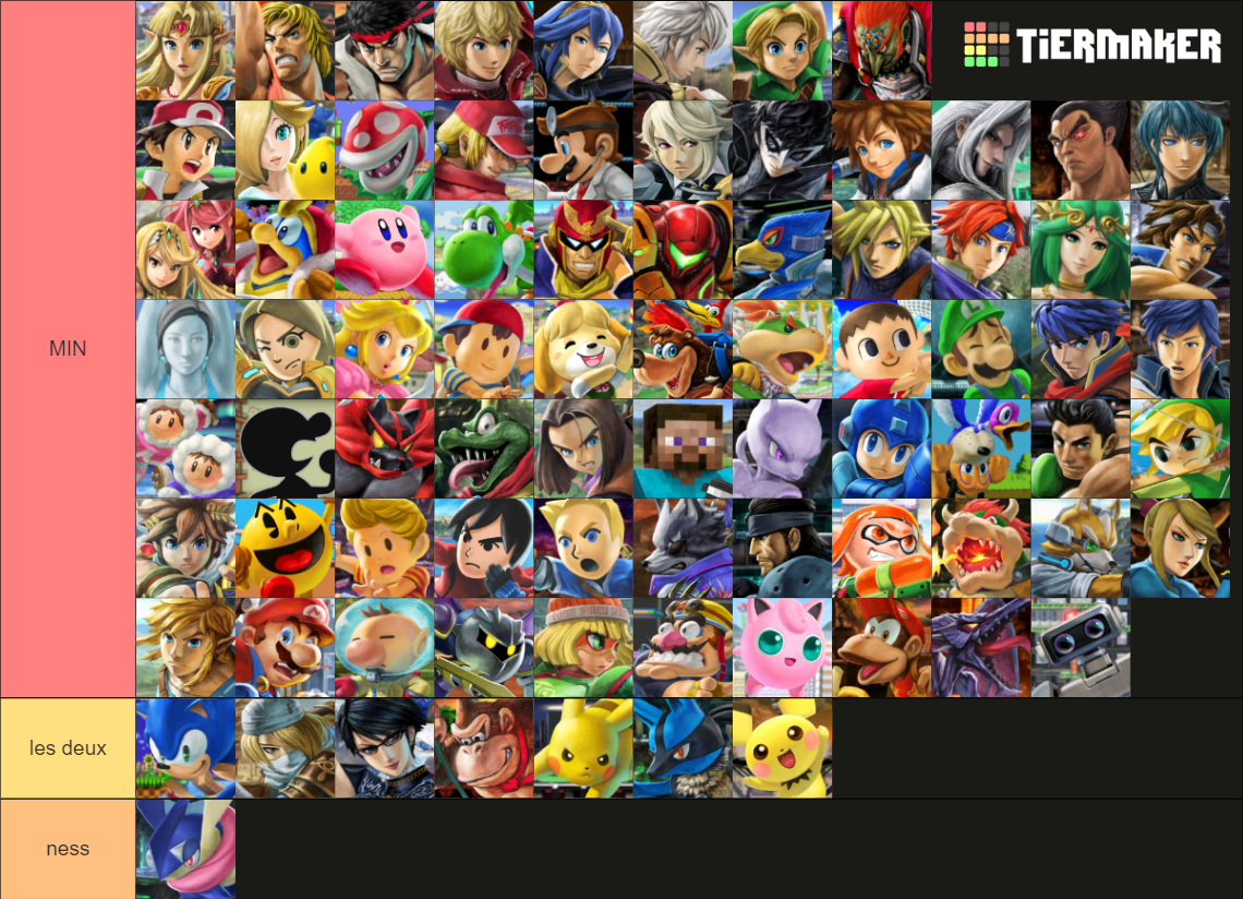 Smash Ultimate (Mural Renders) Tier List (Community Rankings) - TierMaker