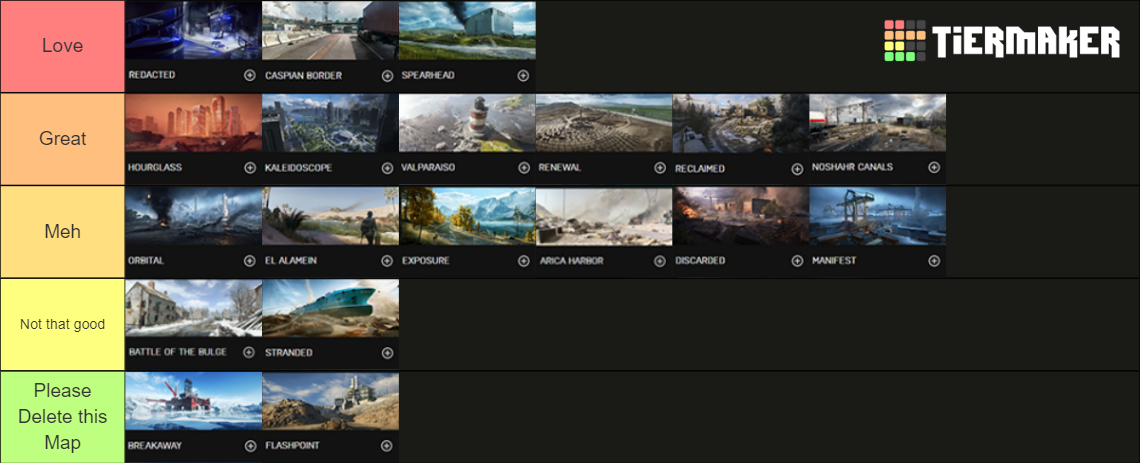 Battlefield 2042 Maps Season 6 Tier List (Community Rankings) - TierMaker