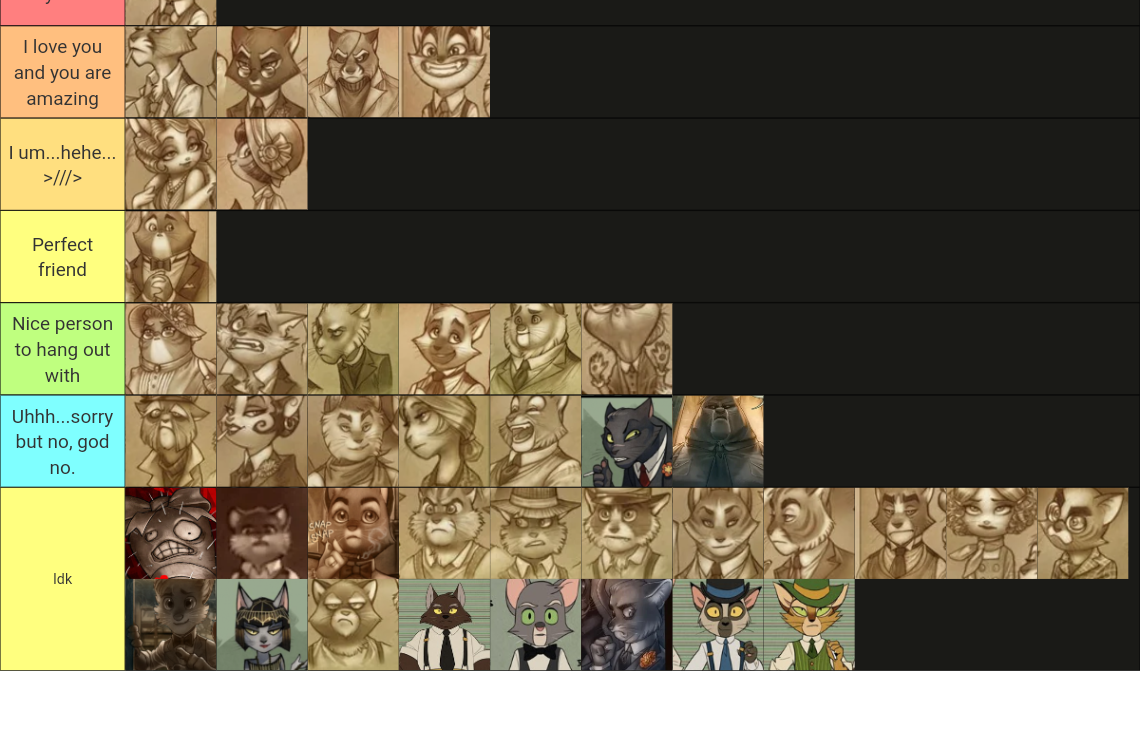 Lackadaisy, all characters (I could find) Tier List (Community Rankings ...