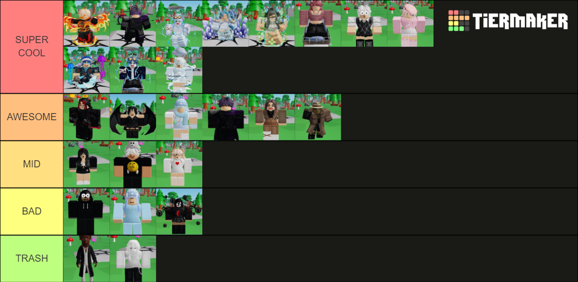 seal avatars v2 Tier List (Community Rankings) - TierMaker