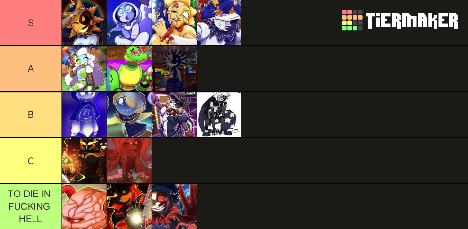 Sun and moon show Tier List (Community Rankings) - TierMaker