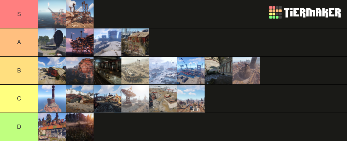Rust Monuments Tier List Community Rankings Tiermaker